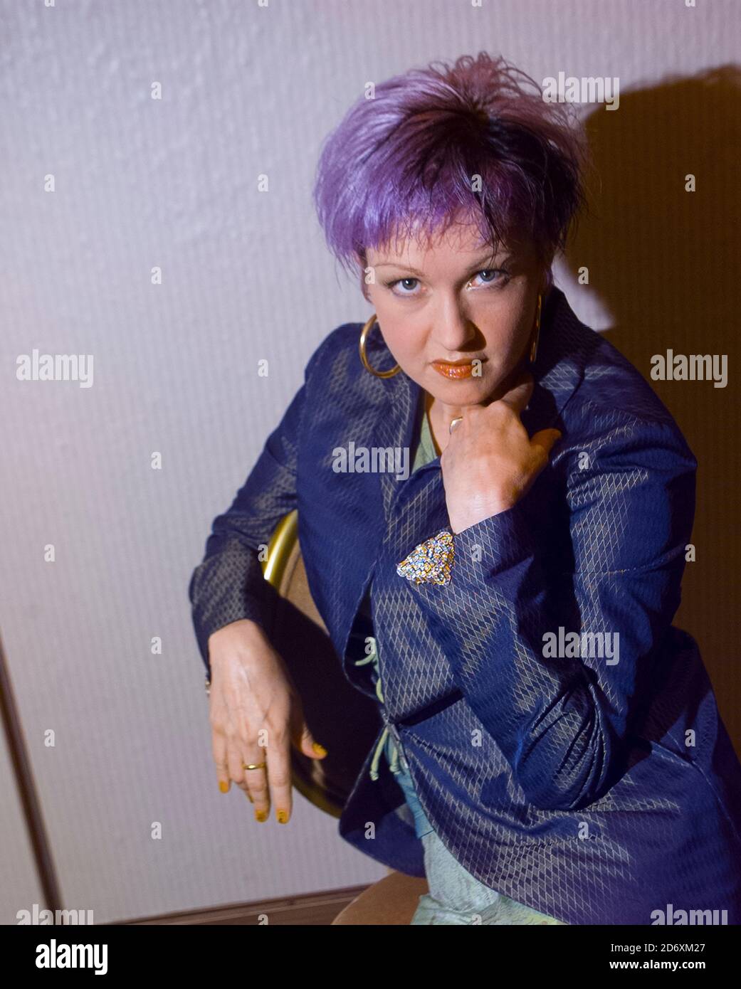 Singer Cyndi Lauper poses for portraits in New York on February 18 ...