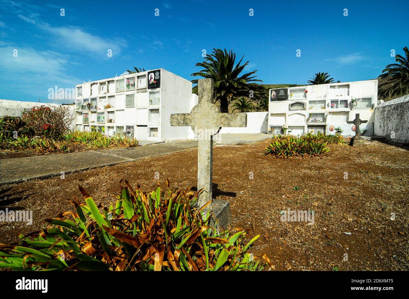 Typical Spanish Mediterrean Cemetery Stock Photo - Alamy
