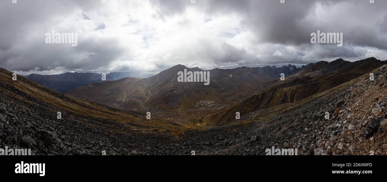 Aerial view rugged rocky mountainside hi-res stock photography and ...