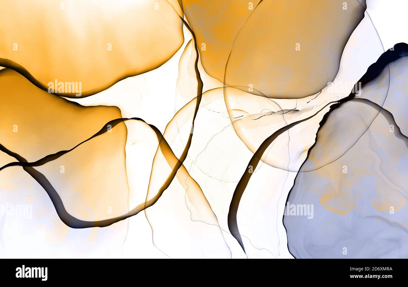 Abstract illustration of a colorful background with yellow and grey ...