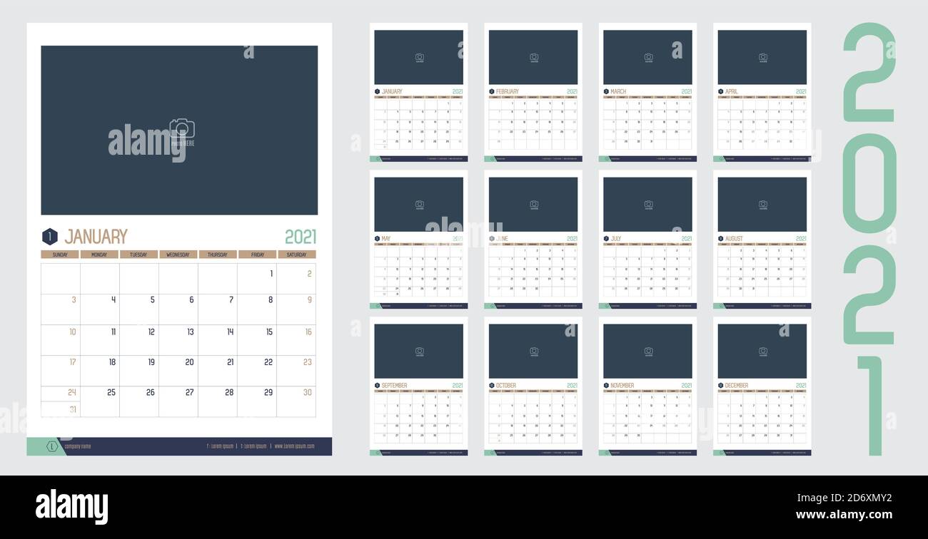 Table calendar design hi-res stock photography and images - Alamy