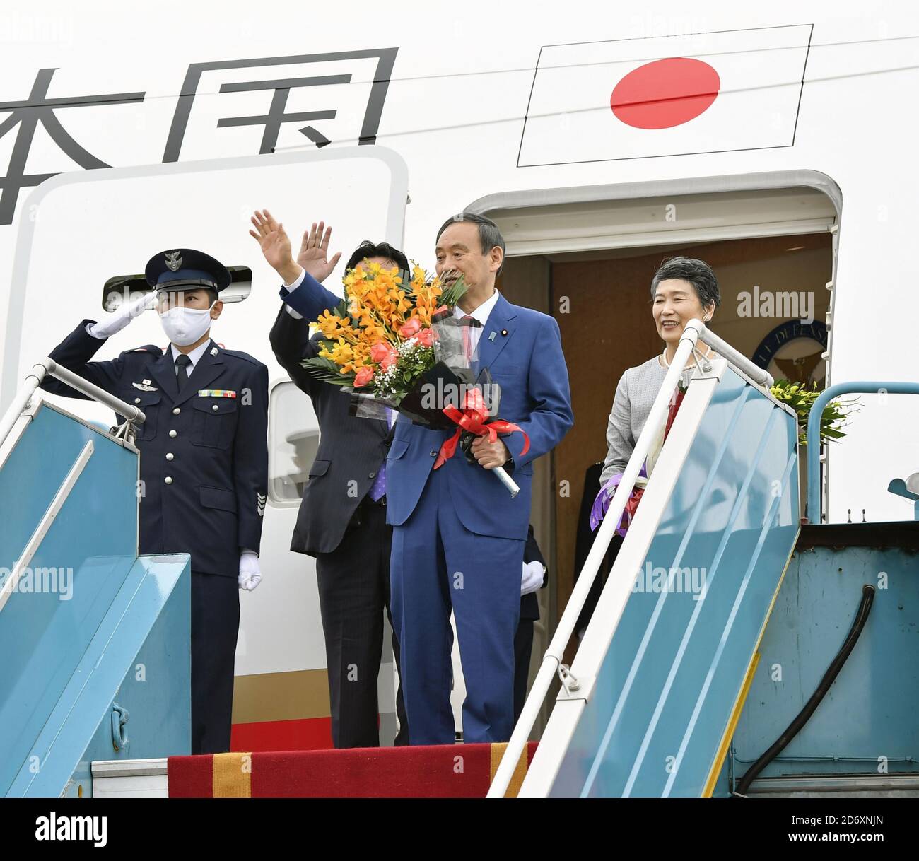 Hanoi, Vietnam. 20th October, 2020. Japanese Prime Minister Yoshihide ...