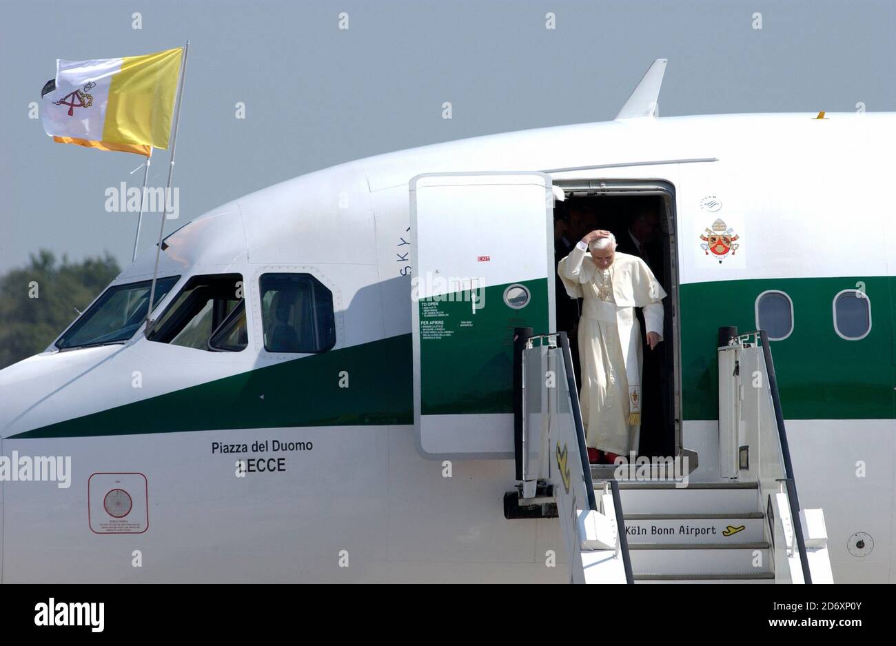 World Youth day in Germany , Cologne, 18.8.2005, Pope Benedict XVI ...