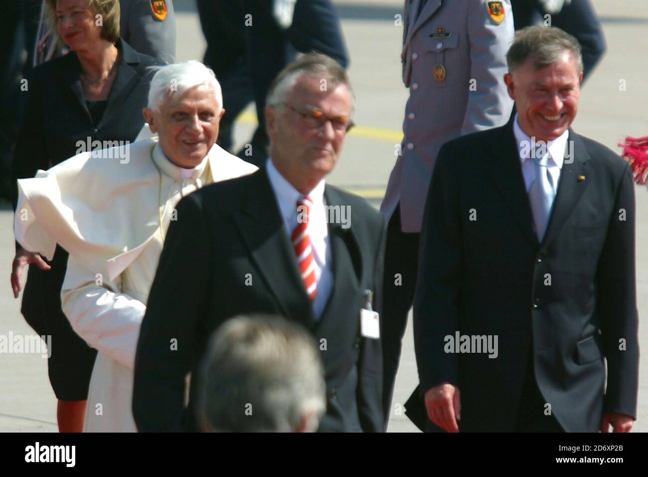 World Youth day in Germany , Cologne, 18.8.2005, Pope Benedict XVI and ...