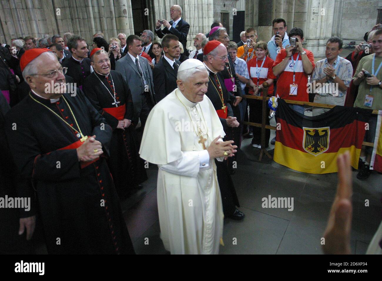 World Youth day in Germany , Cologne, 18.8.2005, Pope Benedict XVI ...
