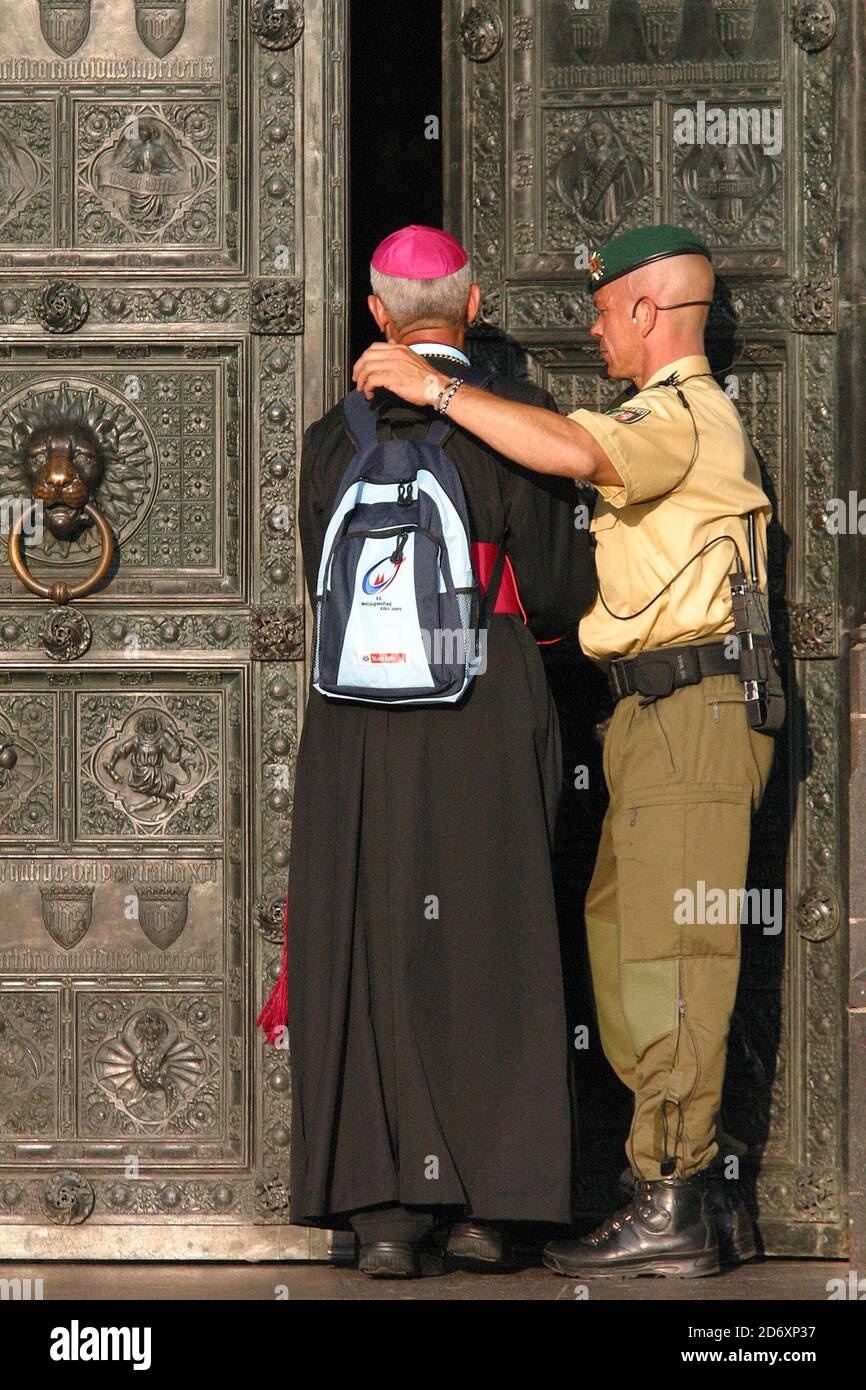 World Youth day in Germany , Cologne, 18.8.2005, Pope Benedict XVI ...