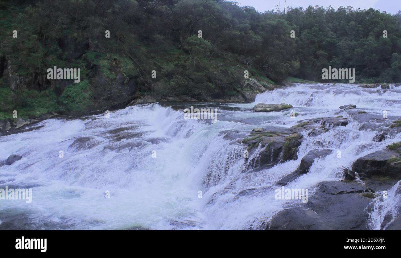 pykara waterfalls, popular tourist attraction of ooty, tamilnadu in ...