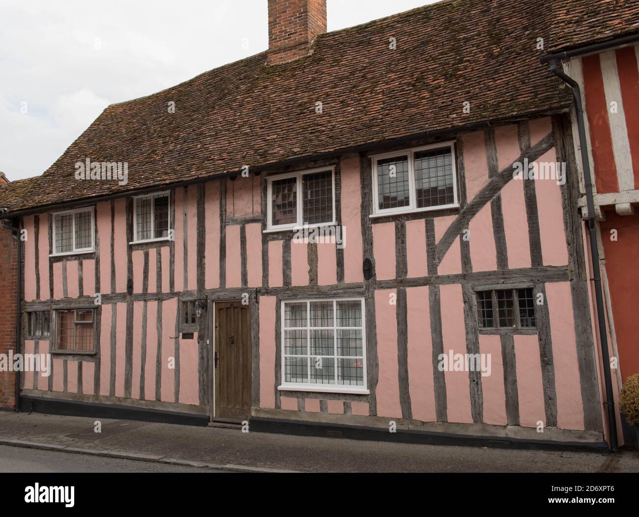 Half Timbered Medieval Cottage in the Historic Village of Lavenham in ...