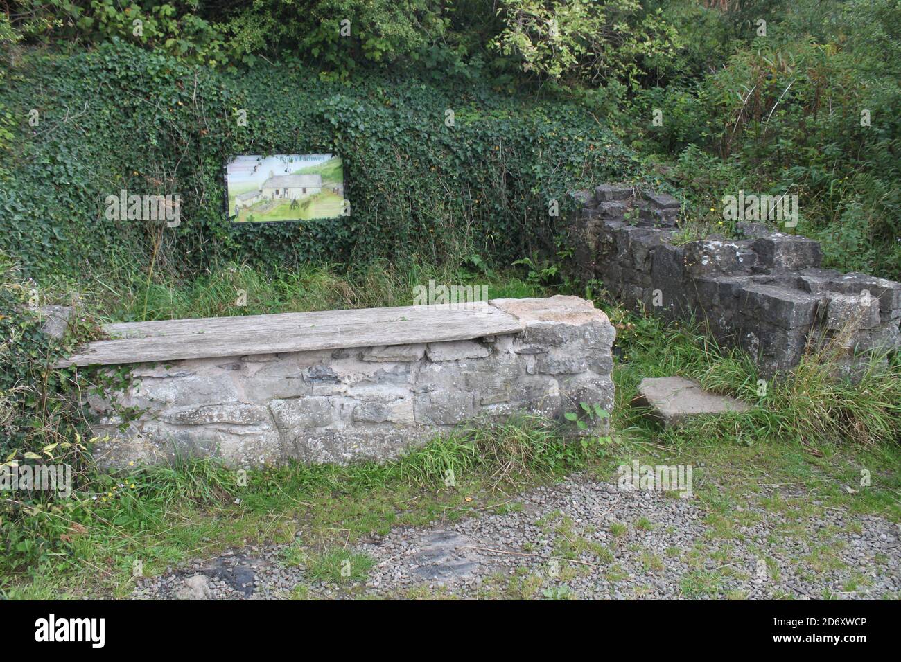 Pant Y Fachwen Miners cottage. Offa's Dyke Path. National Trail. Long ...