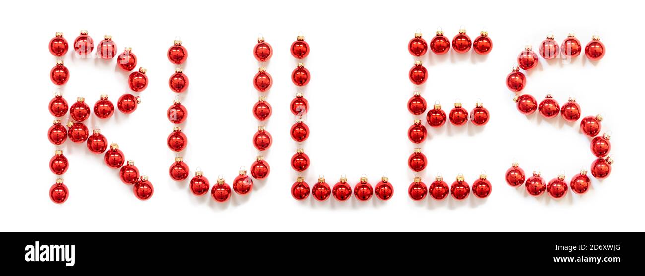 Rules word hi-res stock photography and images - Alamy