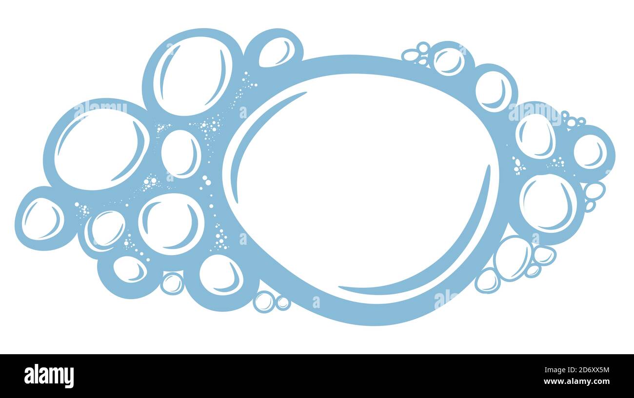 Soap foam bubbles smooth Stock Vector Images - Alamy