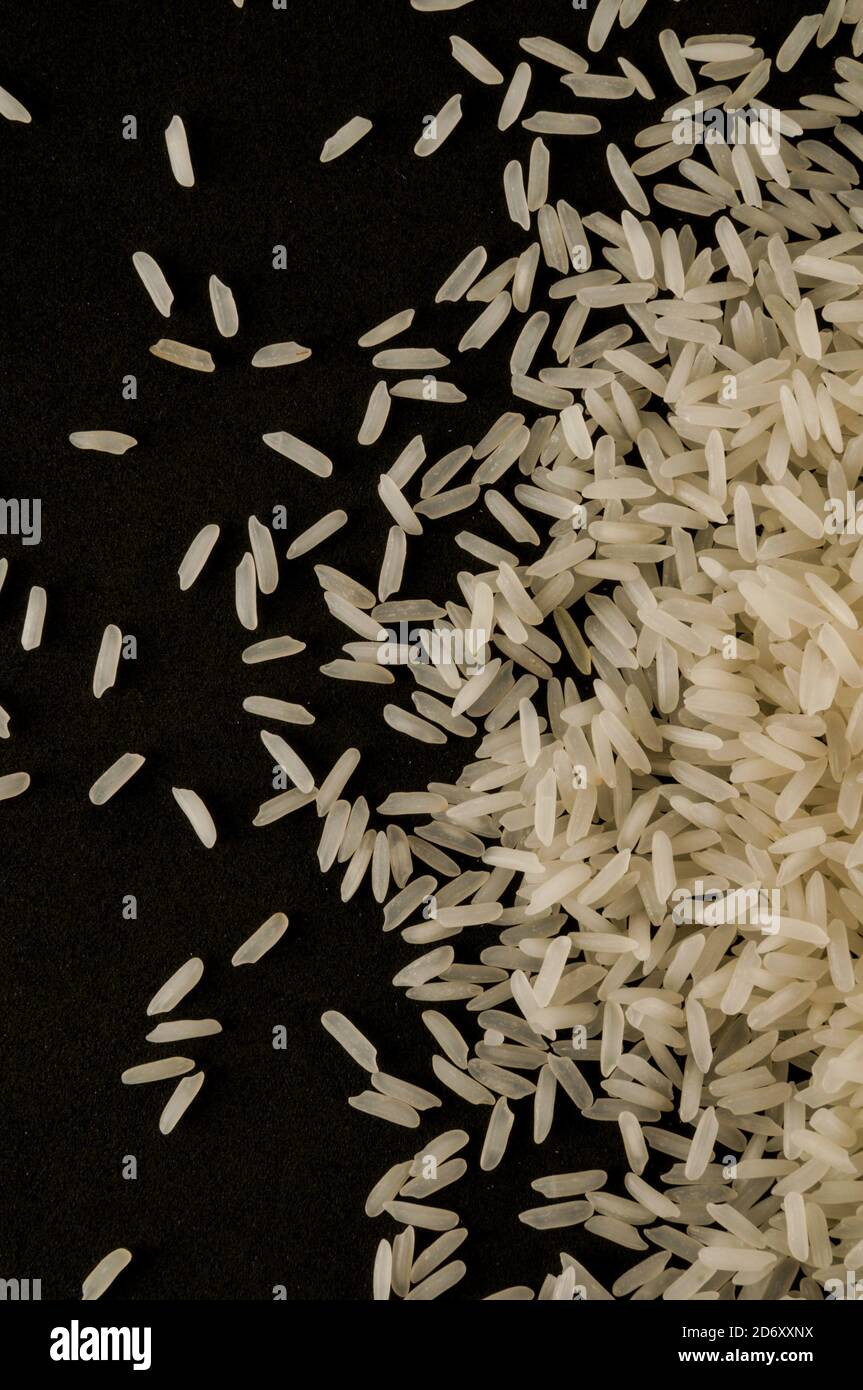 Organic brown rice texture Stock Photo - Alamy