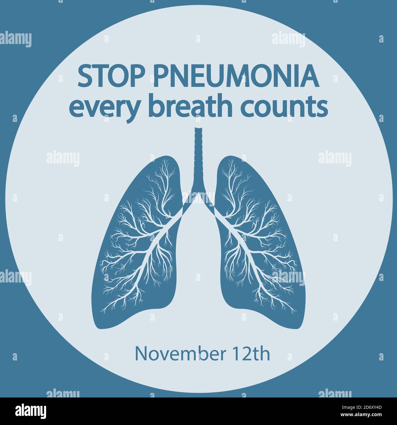 World Pneum Day 12 nov Vector ill Stock Vector Image & Art - Alamy