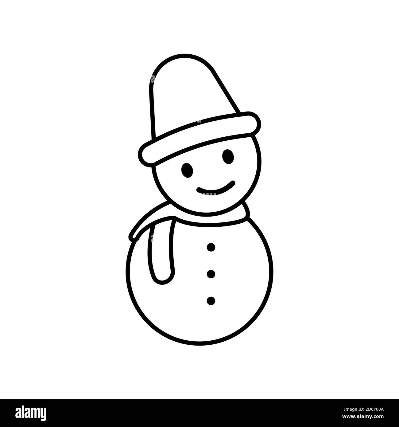 Snowman poster Black and White Stock Photos & Images - Alamy