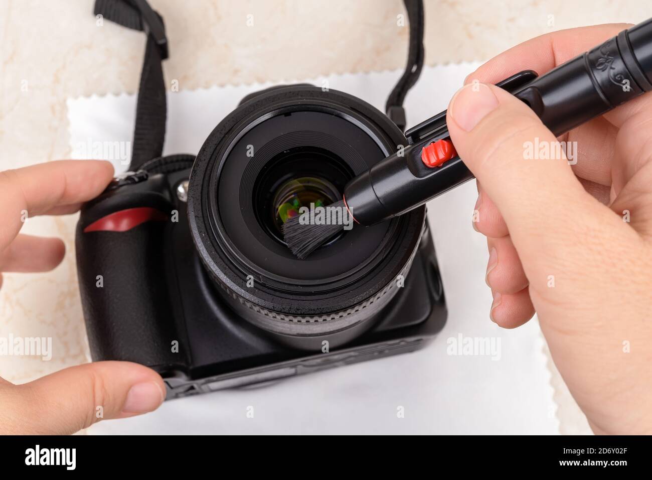 Removal of dust spots hi-res stock photography and images - Alamy