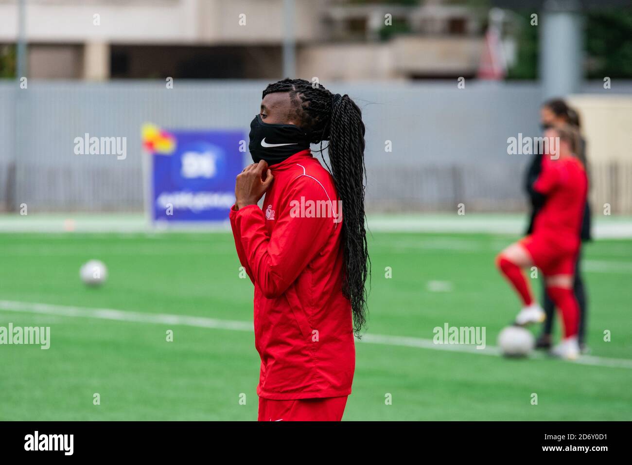 sther Mbakem Niaro of GPSO 92 Issy ahead of the Women's French ...