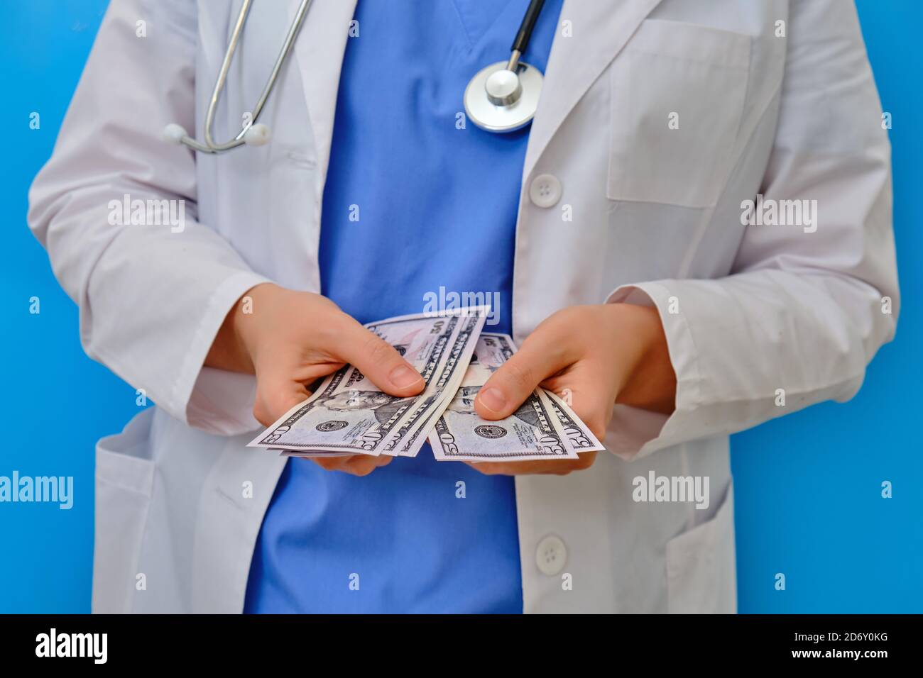 Woman Count Us Dollar Money High Resolution Stock Photography and ...