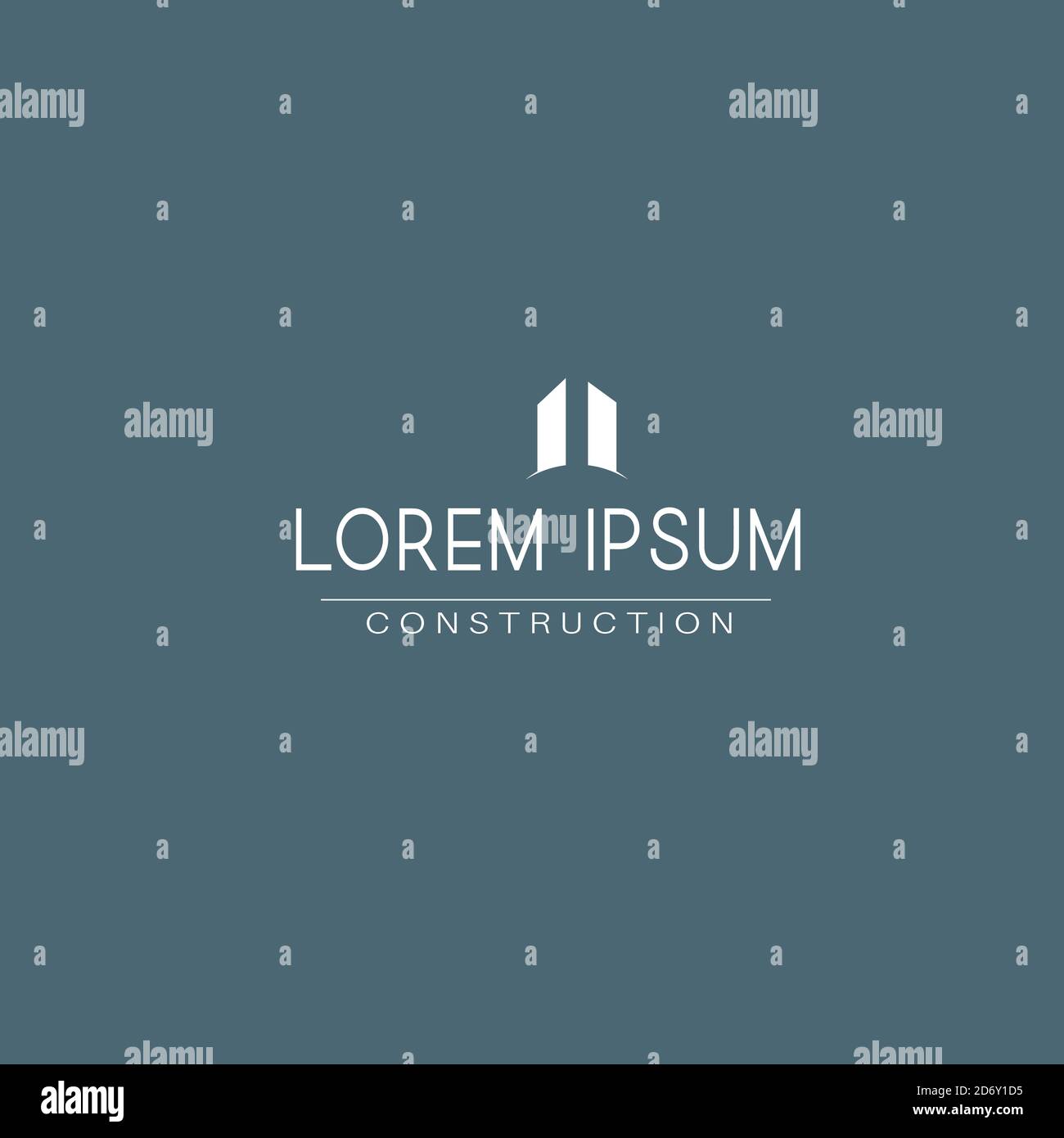beautiful building and construction illustration vector logo design ...
