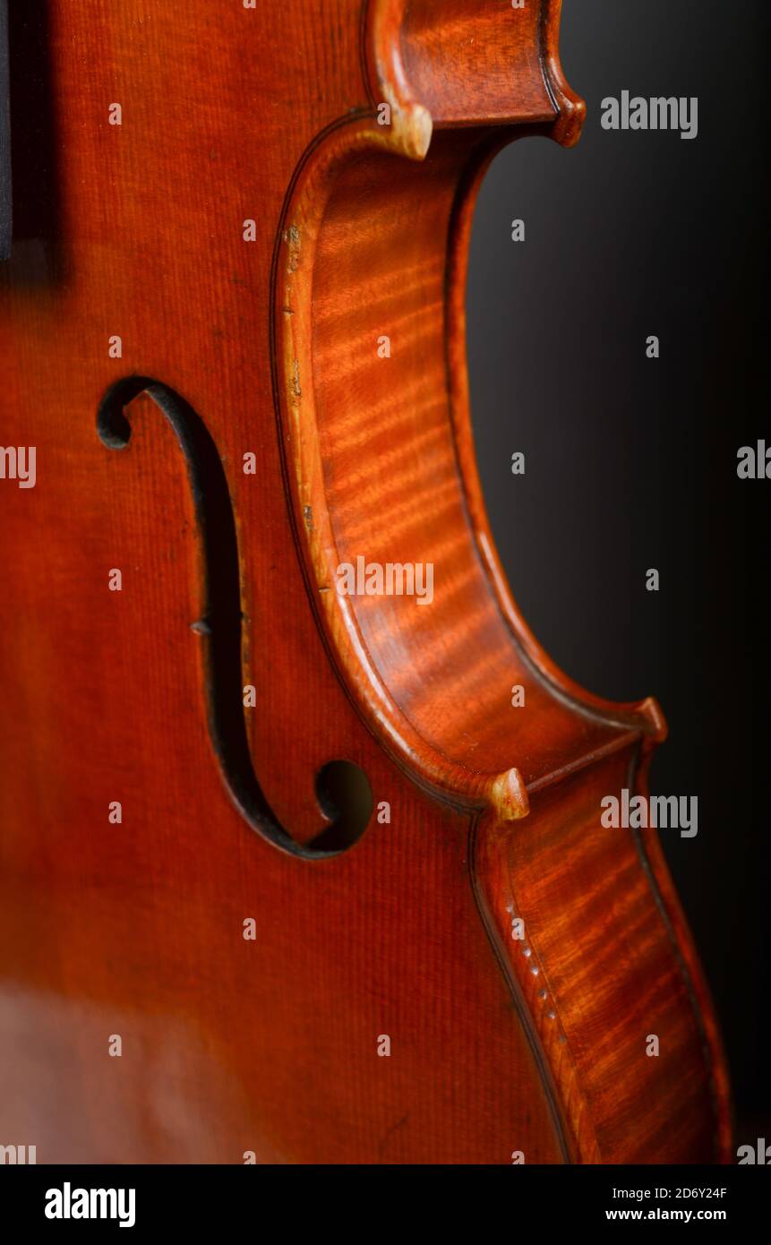 Antiquized vintage violin handmade instrument by Pablo Saco Luthier ...