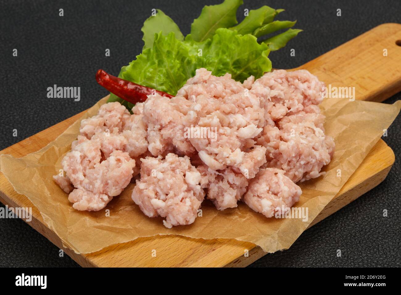 Homemade pork minced meat ready for cooking Stock Photo - Alamy
