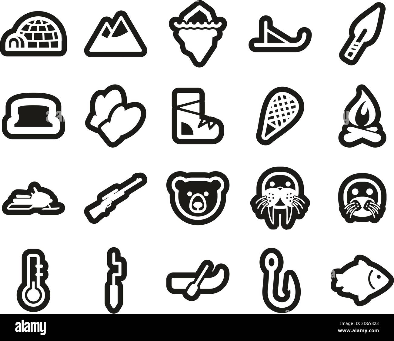 Eskimo hunting Stock Vector Images - Alamy