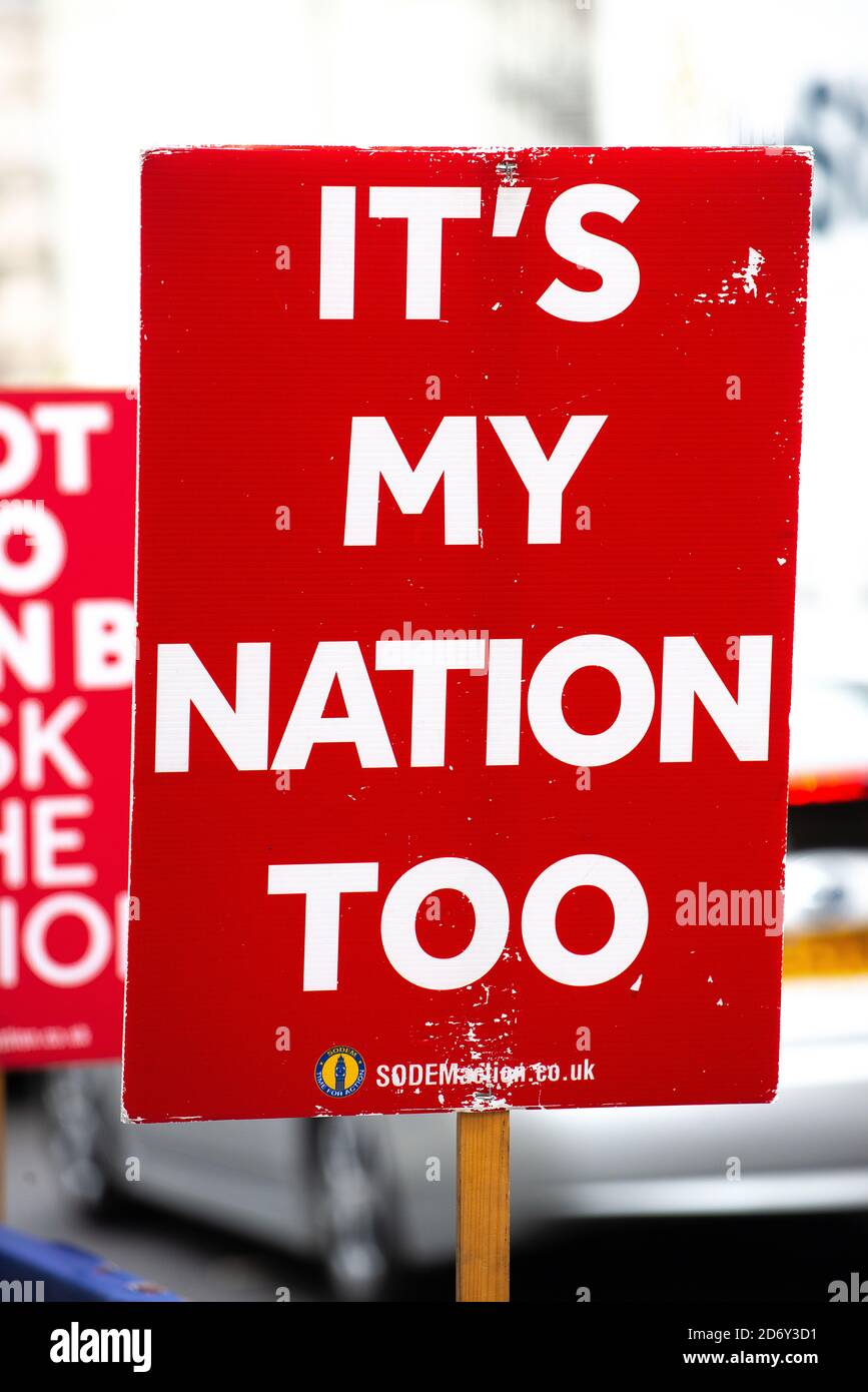 Brexit campaign poster hi-res stock photography and images - Alamy