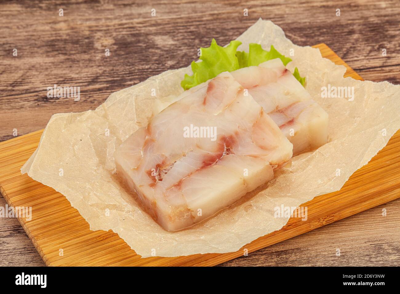 Raw dietary pollock fish fillet for cooking Stock Photo - Alamy