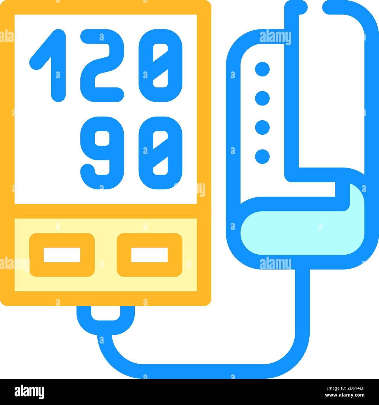 pressure measurement tool color icon vector illustration Stock Vector ...
