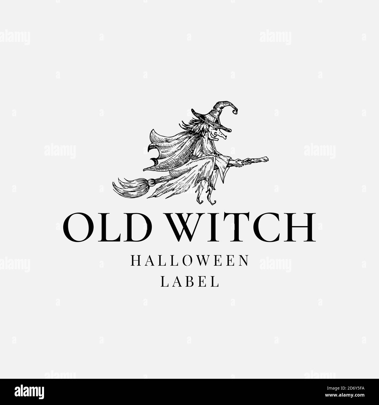 Halloween Witch Logo