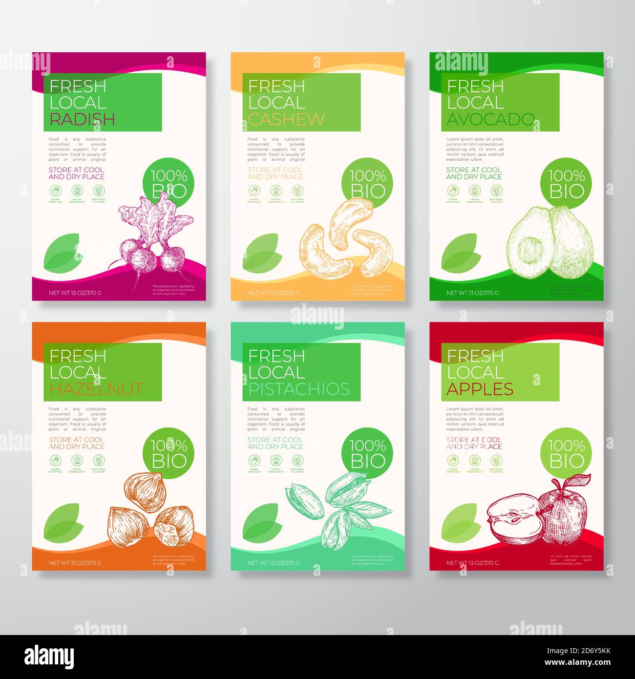 Food Packaging Design Layout