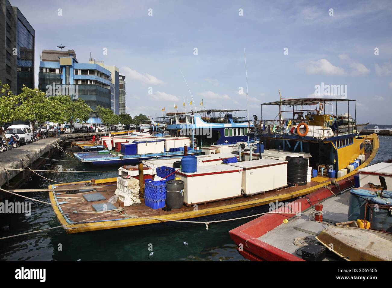 Port in Male. Republic of the Maldives Stock Photo - Alamy