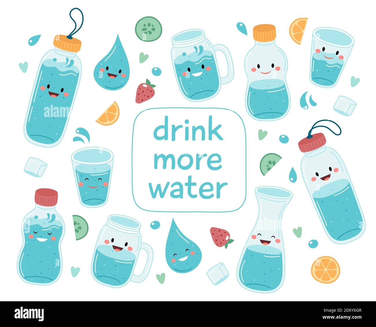 Cartoon water drop hi-res stock photography and images - Alamy