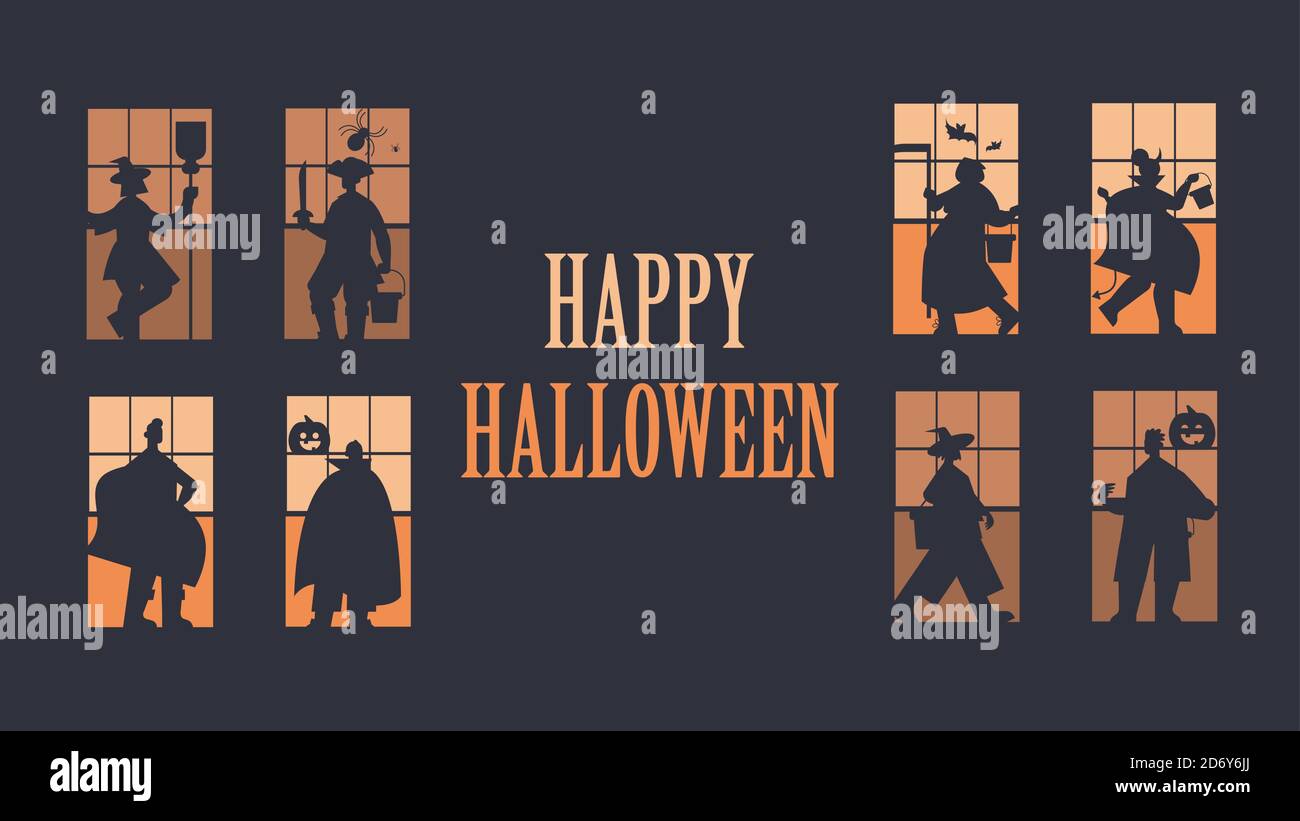 Death woman window Stock Vector Images - Alamy