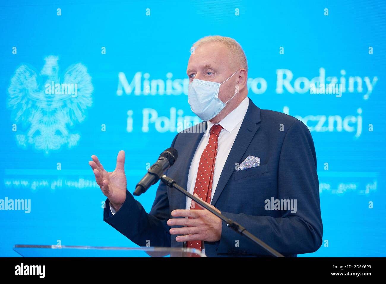 Warsaw, Mazovian, Poland. 20th Oct, 2020. Press Conference MARLENA ...