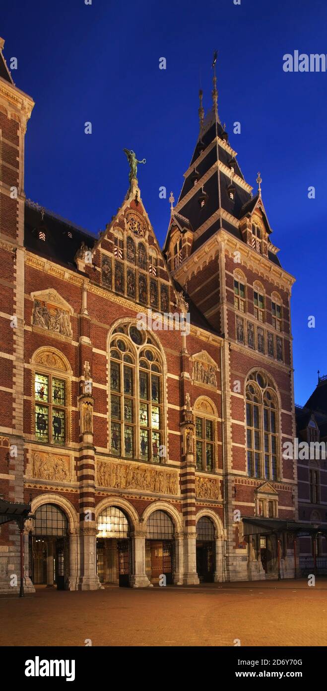 Rijksmuseum - Dutch national museum in Amsterdam. Netherlands Stock ...