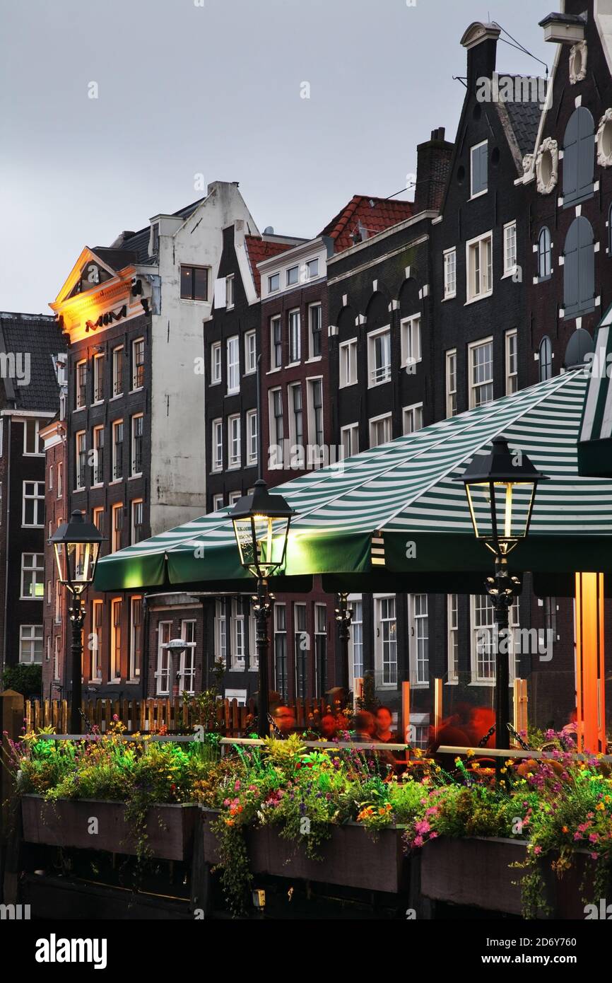 Cafe in Amsterdam. Netherlands Stock Photo - Alamy