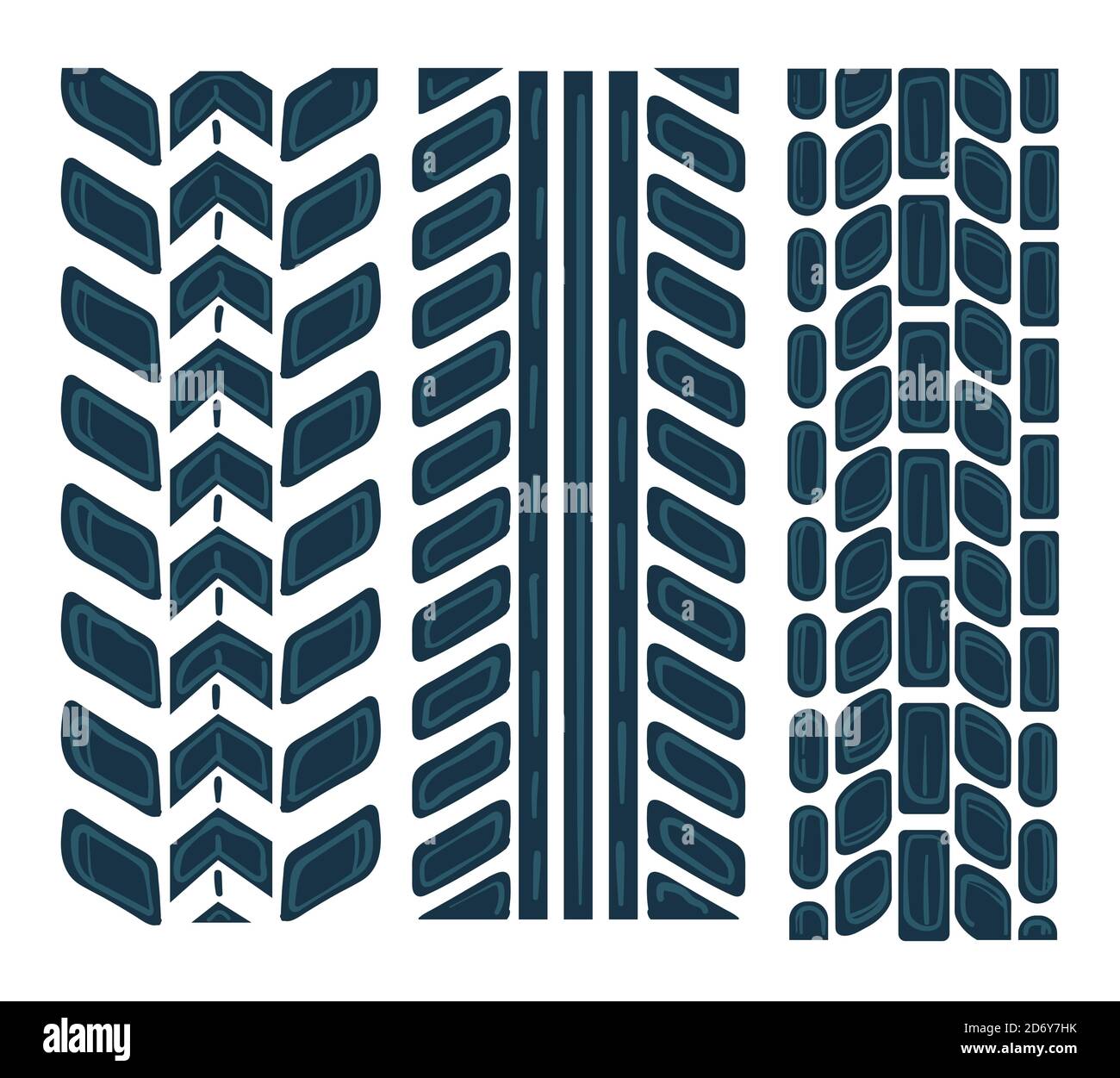 Tire tracks print on Stock Vector Images - Alamy