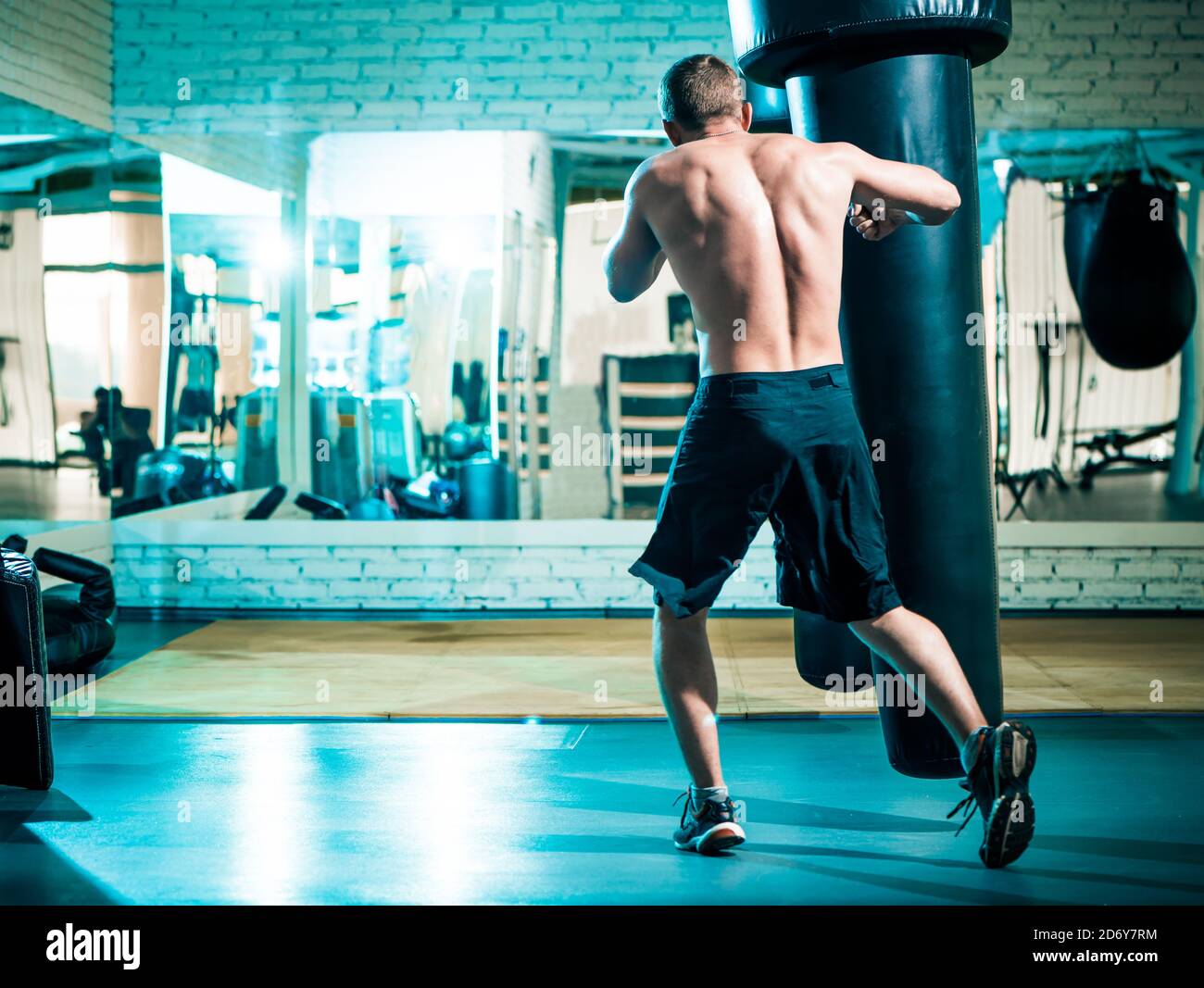 Kick boxing man hi-res stock photography and images - Alamy