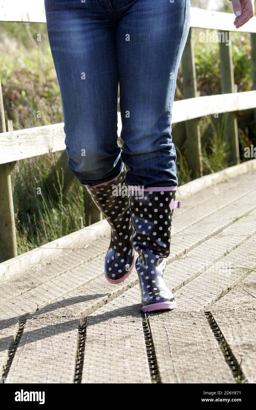 Woman wellies room hi-res stock photography and images - Alamy
