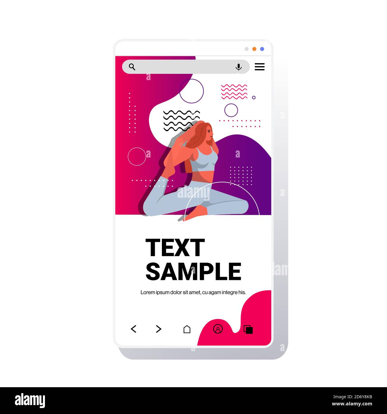 woman doing yoga exercise fitness training healthy lifestyle concept ...