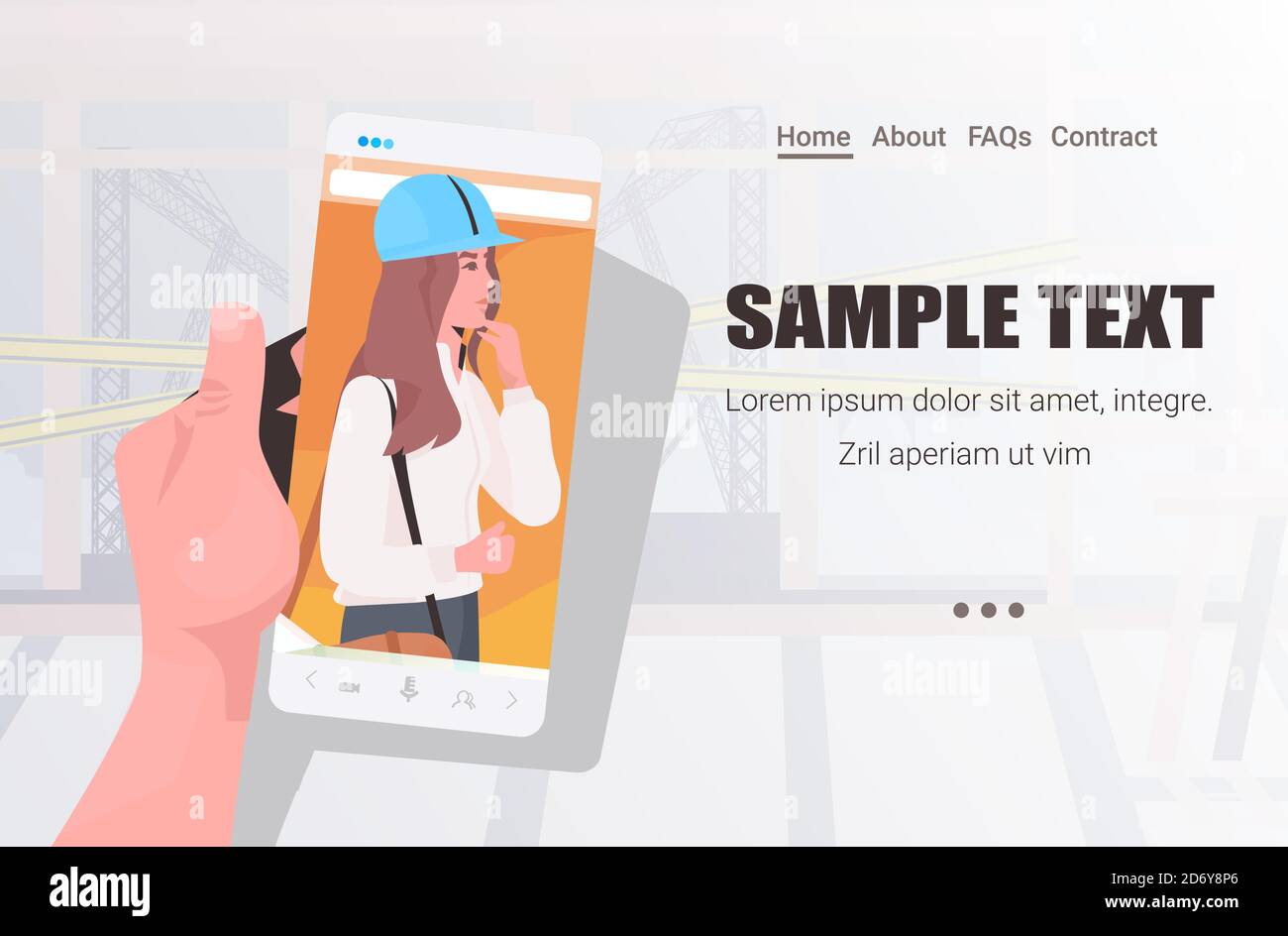 Engineer on call Stock Vector Images - Alamy