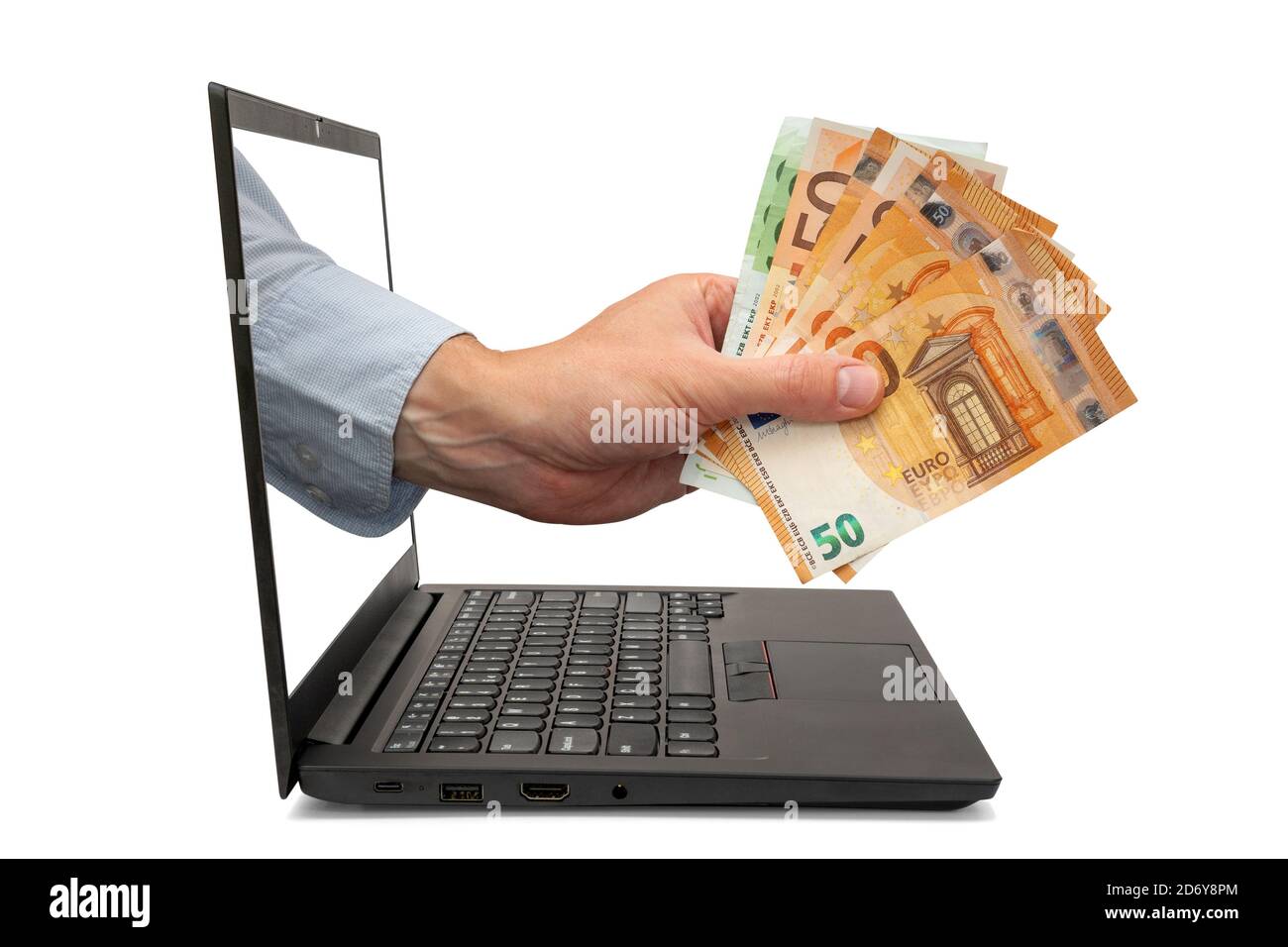 Hand coming out of computer hi-res stock photography and images - Alamy