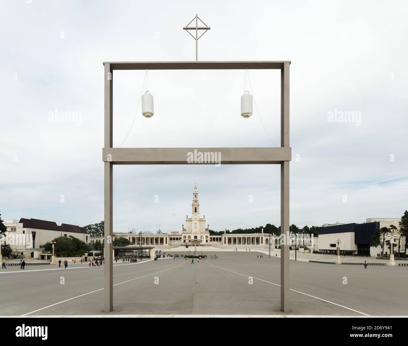 The Basilica of Our Lady of Fatima Rosary. Fatima, a place of ...