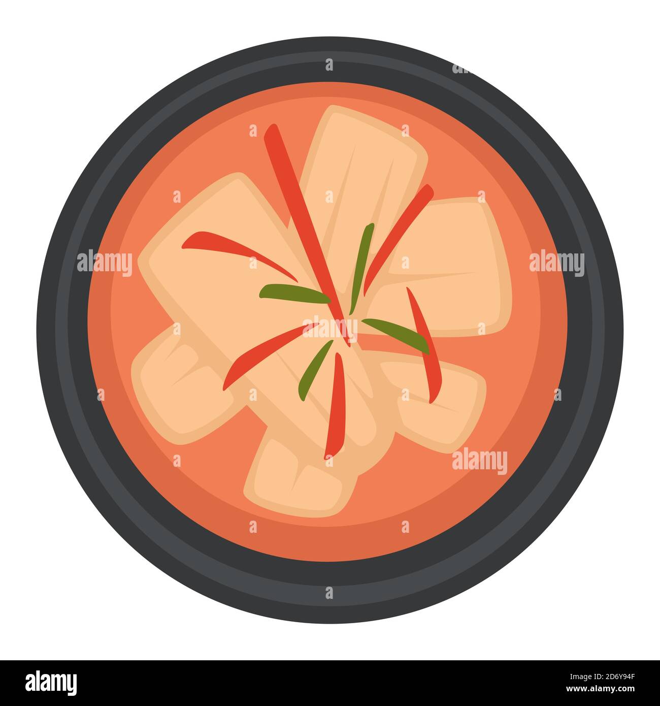 Top view seafood in Stock Vector Images - Alamy