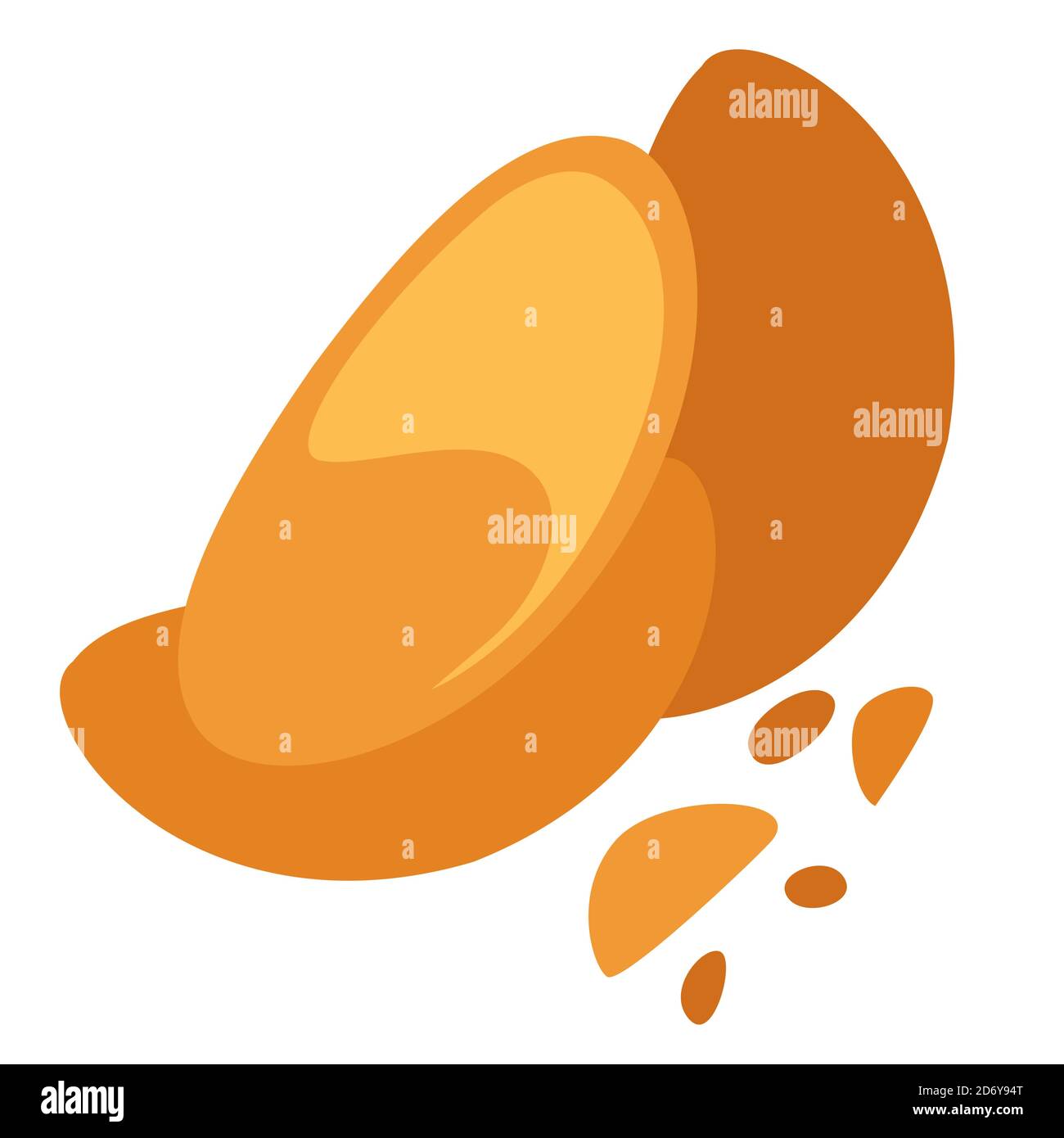 Potato chips salty fried snack with spices vector Stock Vector Image ...