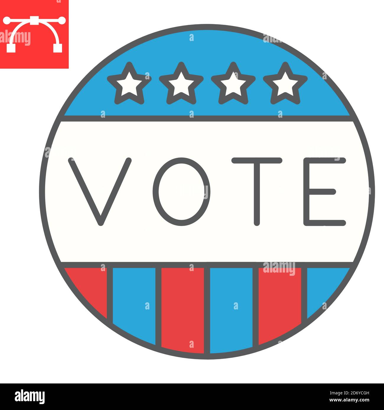 Badge color hi-res stock photography and images - Alamy