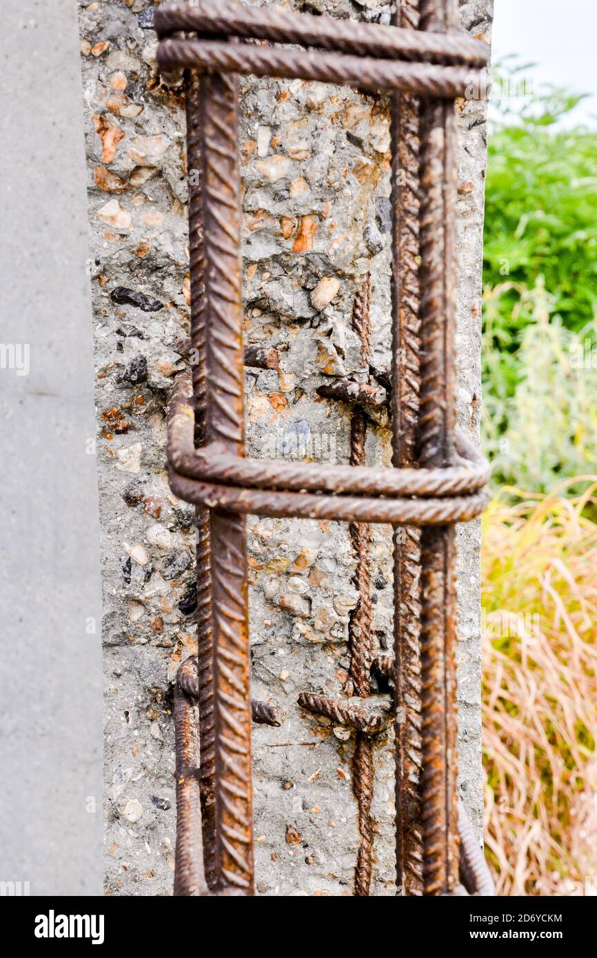 concrete reinforcing mesh structure Stock Photo - Alamy