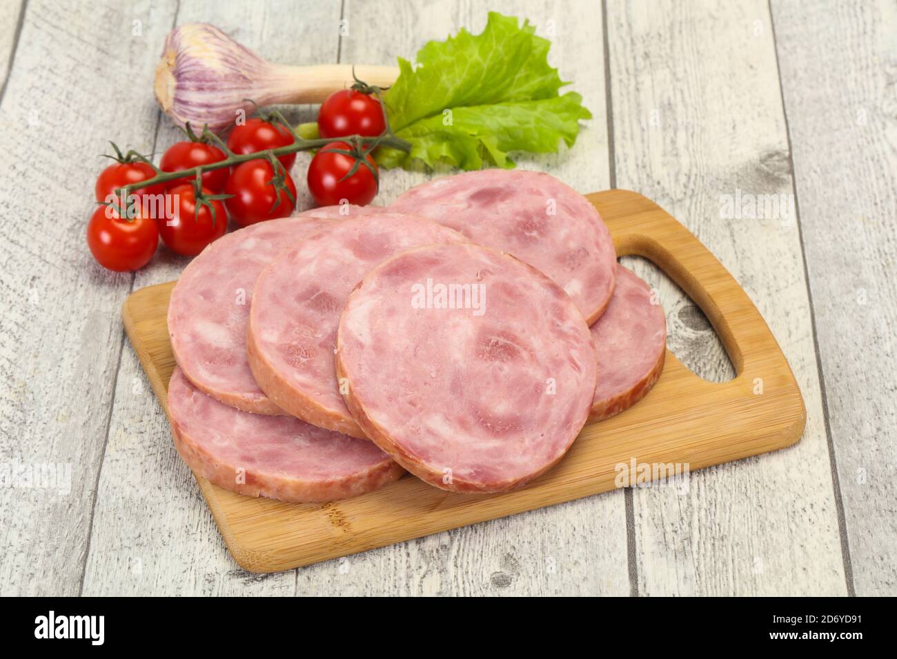 Natural ham made from pork meat Stock Photo - Alamy