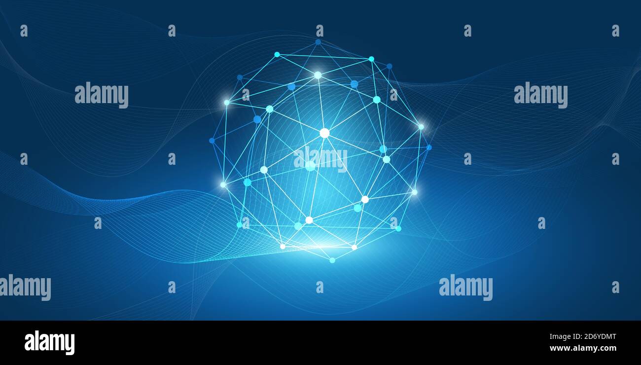 Blue minimal style cloud computing hi-res stock photography and images ...