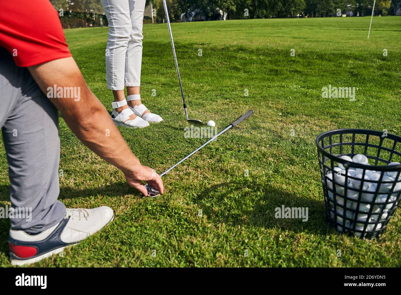 Golf lesson hi-res stock photography and images - Alamy